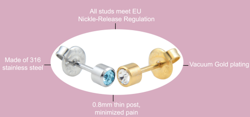 China Hand-pressured piercing system for M Series ear piercer easy of ...