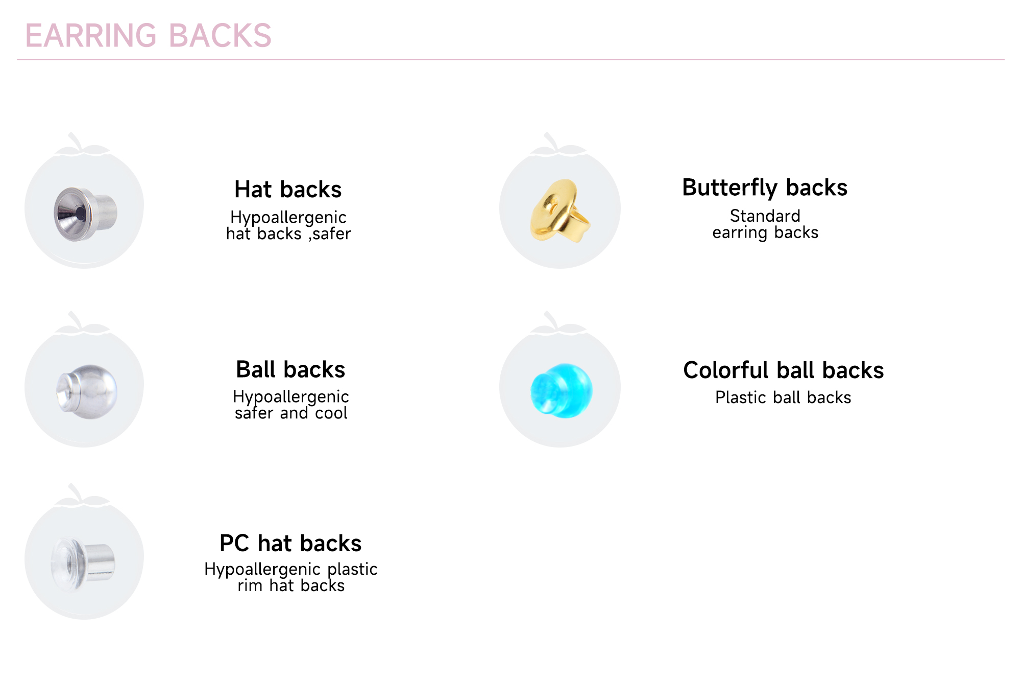 China Earring Backs manufacturers and suppliers | Firstomato